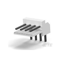 TE Connectivity POST HEADER ASSY HORIZONTAL EI Board Connector 4 Contact(s) 1 Row(s) Male Right Angle 0.098 inch Pitch Solder Terminal Natural 