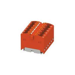 Phoenix Contact Reihenklemme, Steckverbindung, 12 Pole, 450V, 17.5A, 1.5mm&sup2;, Rot, Packung &agrave; 20 St&uuml;ck - 3002766