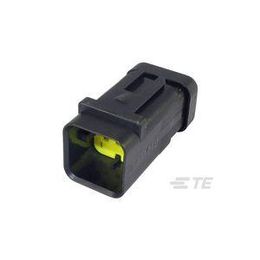 TE Connectivity Conn Housing 6 POS 4.5mm ST Cable Mount Black Bag Automotive, Packung &agrave; 50 St&uuml;ck - 1717675-3