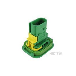 TE Connectivity Heavy Duty Sealed Connector 3POS TAB 1.6X0.6 TAB HSG ASSY, Packung &agrave; 75 St&uuml;ck - 3-1703843-1