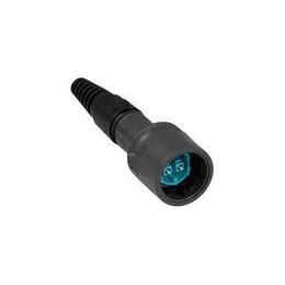 Bulgin Limited LWL-Steckverbinder, Duplex, Singlemode, OS1, Gerade, Stecker, Schwarz - PXF6050C