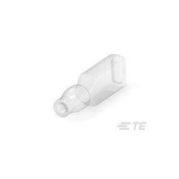 TE Connectivity 187 FASTON SLEEVE,REC.,TRANSPARENT,NAT, Pack of 25000 Pieces - 1-170823-3
