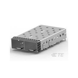 TE Connectivity SFP+ 1x2 Cage Assembly I/O Connectors Ca, Pack of 270 Pieces - 2007263-1