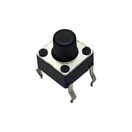 RND Kurzhubtaster 50 mA 12 VDC Tastend 1 Schliesser 2.45N Durchsteckmontage - RND 210-00194