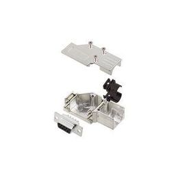 Encitech Connectors D-Sub-Steckverbindersatz, DE-9 Buchse, Gel&ouml;tet, Stahl - 6355-0065-11