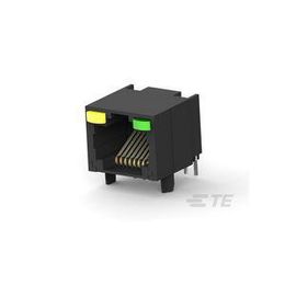TE Connectivity - AMP Modular Connector with Green/Yellow LED, Pack of 608 Pieces - 5406533-1