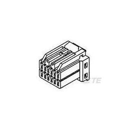 TE Connectivity Conn Housing PL 12 POS 2.5mm Crimp ST Cable Mount White Bag Automotive, Packung &agrave; 400 St&uuml;ck - 175965-1