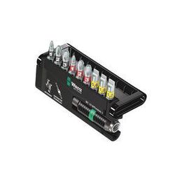 Wera Driver Bit Set 10 Pieces, Hexagon, Phillips, Pozidriv, Slotted - 05056374001 8700-9/BTZ