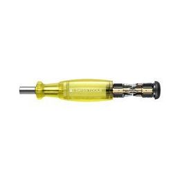 PB Swiss Tools Bit- und Schraubendrehersatz, 9St&uuml;ck, Ergonomisch, Schlitz / Kreuzschlitz / Torx - PB 6464.YELLOW