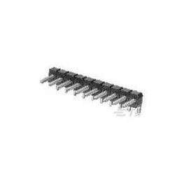 TE Connectivity 32P AMPMODU II PIN HEADER Board Connector 32 Contact(s) 1 Row(s) Male Right Angle Solder Terminal Green Insulator, Pack of 125 Pieces 