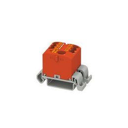 Phoenix Contact Reihenklemme, Steckverbindung, 7 Pole, 690V, 41A, 2.5mm&sup2;, Rot, Packung &agrave; 10 St&uuml;ck - 3273202