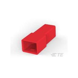 TE Connectivity - AMP Housing FF 250 TAB HSG 1P NYLON RED, Pack of 1400 Pieces - 180916-1