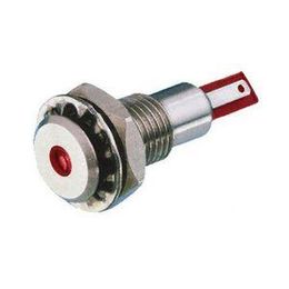 Bulgin Limited Red Panel Mount Indicator, 24V dc, 12.2mm Mounting Hole Size, Solder Tab Termination, IP67 - DX0505/RD/24