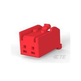 TE Connectivity - AMP Connector NEW GI CONN2.5 PLUG HSG 2P RED, Packung &agrave; 10 St&uuml;ck - 2-1971793-3