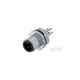 TE Connectivity Conn M12 Circular PIN 4 POS Crimp ST Cable Mount 4 Terminal 1 Port, Packung &agrave; 15 St&uuml;ck - 3-2271135-2