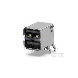 TE Connectivity - AMP USB A R/A STAK ASSY THRU HOLE, Pack of 528 Pieces - 5787745-4
