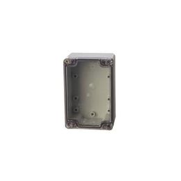 Fibox Kunststoffgehäuse Euronord 120x55x80mm Hellgrau/transparent Polycarbonat IP66 / IP67 - PCT 081206 ENCLOSURE
