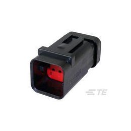 TE Connectivity Conn Housing RCP 6 POS 4.5mm Crimp ST Cable Mount Red Bag Automotive, Packung &agrave; 50 St&uuml;ck - 1717675-1
