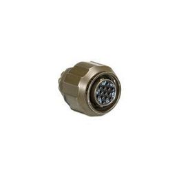 Amphenol Socapex MIL-Rundsteckverbindergeh&auml;use, MIL-DTL-38999, 2M801, Zink-Nickel, Buchse / Steckbuchse, 6-6, 5A - 2M80100907ZNU66BA
