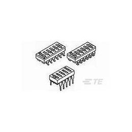 TE Connectivity - AMP Slide Dip Switch 10 Switch SPST, Packung &agrave; 15 St&uuml;ck - 1825360-6
