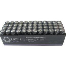 RND Prim&auml;rbatterie, Alkali, AA, 1.5V, Ultra Power, Packung &agrave; 48 St&uuml;ck - RND 305-00002