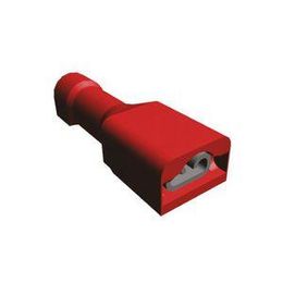 TE Connectivity Ultra-Fast .110 Red Insulated Female Spade Connector, Receptacle, 2.79 x 0.8mm Tab Size, 0.3mm&sup2; to, Packung &agrave; 100 St&uuml;ck - 2-520273-2