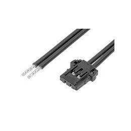 Molex Konfektionierte Kabel ab Lager, Pico-Lock 2.0 Buchse - Offene Enden, 2 Positionen, 300mm, Schwarz - 219657-2023