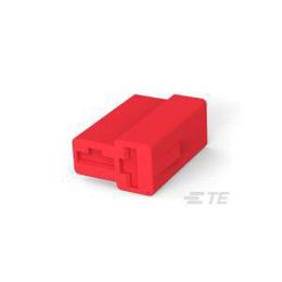 TE Connectivity - AMP Housing FF 250 REC HSG 2P NYLON RED, Pack of 550 Pieces - 180907-1