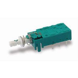 C&K Push Button Switch, Latching, Through Hole, DPST, 100 V dc, 250V ac - NE18CTII 2A EE SN P 4AMP
