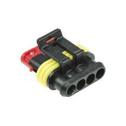TE Connectivity Superseal 1.5 Female 4 Way for use with Centerline Wire-to-Wire Connector, Packung &agrave; 5 St&uuml;ck - 282088-1