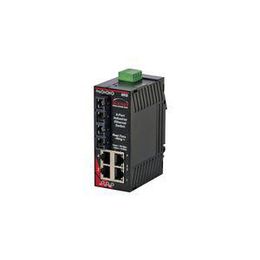 Red Lion Ethernet-Switch, RJ45-Anschl&uuml;sse 4, Glasfaseranschl&uuml;sse 2SC, 100Mbps, Managed - SL-6RS-5SC-D1