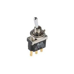 TE Connectivity Toggle Switch, Panel Mount, On-On, SPDT, Solder Terminal, 125V ac - FTD0904