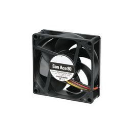 Sanyo Denki Axiall&uuml;fter DC 80x80x25mm 12V 124.2m&sup3;/h - 9GA0812P4J001
