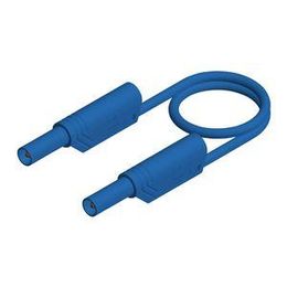 SKS Hirschmann Test & Measurement Sicherheitsmessleitung Silikon 16A Messing verzinnt 2m 1mm&sup2; Blau - MLS SIL WS 200/1 BLUE