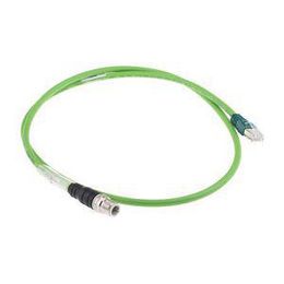 Schneider Electric Straight Male M12 to Straight Male RJ45 Ethernet Cable PVC Sheath, 1m - TCSECL1M3M1S2
