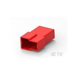 TE Connectivity - AMP Housing FF 250 TAB HSG 2P NYLON RED, Pack of 800 Pieces - 180908-1
