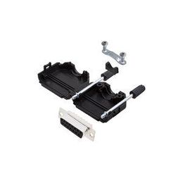 Encitech Connectors D-Sub-Steckverbindersatz, DA-15 Buchse, Gel&ouml;tet, Stahl - 6355-0001-12
