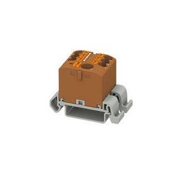 Phoenix Contact Reihenklemme, Steckverbindung, 7 Pole, 690V, 41A, 2.5mm&sup2;, Braun, Packung &agrave; 10 St&uuml;ck - 3273208