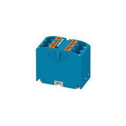Phoenix Contact Reihenklemme, Steckverbindung, 6 Pole, 450V, 24A, 2.5mm&sup2;, Blau, Packung &agrave; 10 St&uuml;ck - 3273396