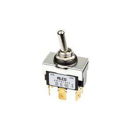 TE Connectivity Toggle Switch, Panel Mount, On-On, DPDT, Tab Terminal - AWTN1504