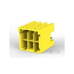 TE Connectivity HEADER ASSY 6POS KEYING-D NEW GIC3.3 PCB Connector 6 Contact(s) 2 Row(s) Male Straight 0.13 inch Pitch Solder Kinked Leads Terminal 
