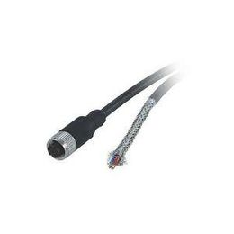 Baumer Electric Female 8 way M12 to Unterminated Sensor Actuator Cable, 2m - ESG 34FH0200G