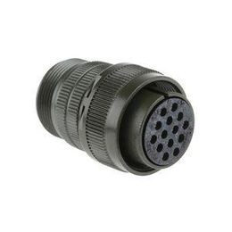 Amphenol Industrial MS3106A 14 Way Cable Mount MIL Spec Circular Connector, Socket Contacts,Shell Size 20, Screw Coupling - MS3106A-20-27S