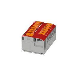 Phoenix Contact Reihenklemme, Steckverbindung, 13 Pole, 450V, 24A, 2.5mm&sup2;, Rot, Packung &agrave; 10 St&uuml;ck - 1186879