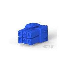 TE Connectivity POWER DBL LOCK PLUG HSG 6P Rectangular P, Packung &agrave; 600 St&uuml;ck - 177901-6