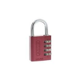 Abus 145/40 Combination Weatherproof Aluminium, Steel Safety Padlock, 6mm Shackle, 40mm Body - 145/40 RED