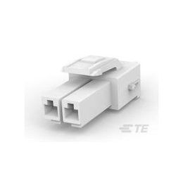 TE Connectivity - AMP PWR CONN POWER DBL LOCK PLUG HSG 2P, Packung &agrave; 500 St&uuml;ck - 177898-1