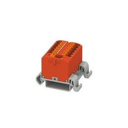 Phoenix Contact Reihenklemme, Steckverbindung, 7 Pole, 690V, 24A, 2.5mm&sup2;, Rot, Packung &agrave; 8 St&uuml;ck - 3273224