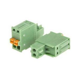 Phoenix Contact 2.5mm Pitch 2 Way Pluggable Terminal Block, Plug, Cable Mount, Spring Cage Termination, Packung &agrave; 5 St&uuml;ck - 1881325