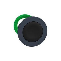 Schneider Electric Frontelement Drucktaster Federr&uuml;ckf&uuml;hrung von oben/unten B&uuml;ndig Schwarz IP66 / IP67 / IP69 / IP69K Harmony XB5 - ZB5FA2